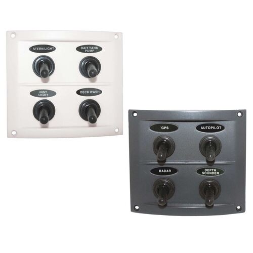 Switch Panels - Splashproof 4 Switch - Boat Accessories Australia