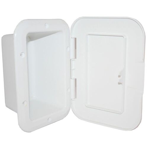 Recess Storage Box with Hinged Door - Boat Accessories Australia